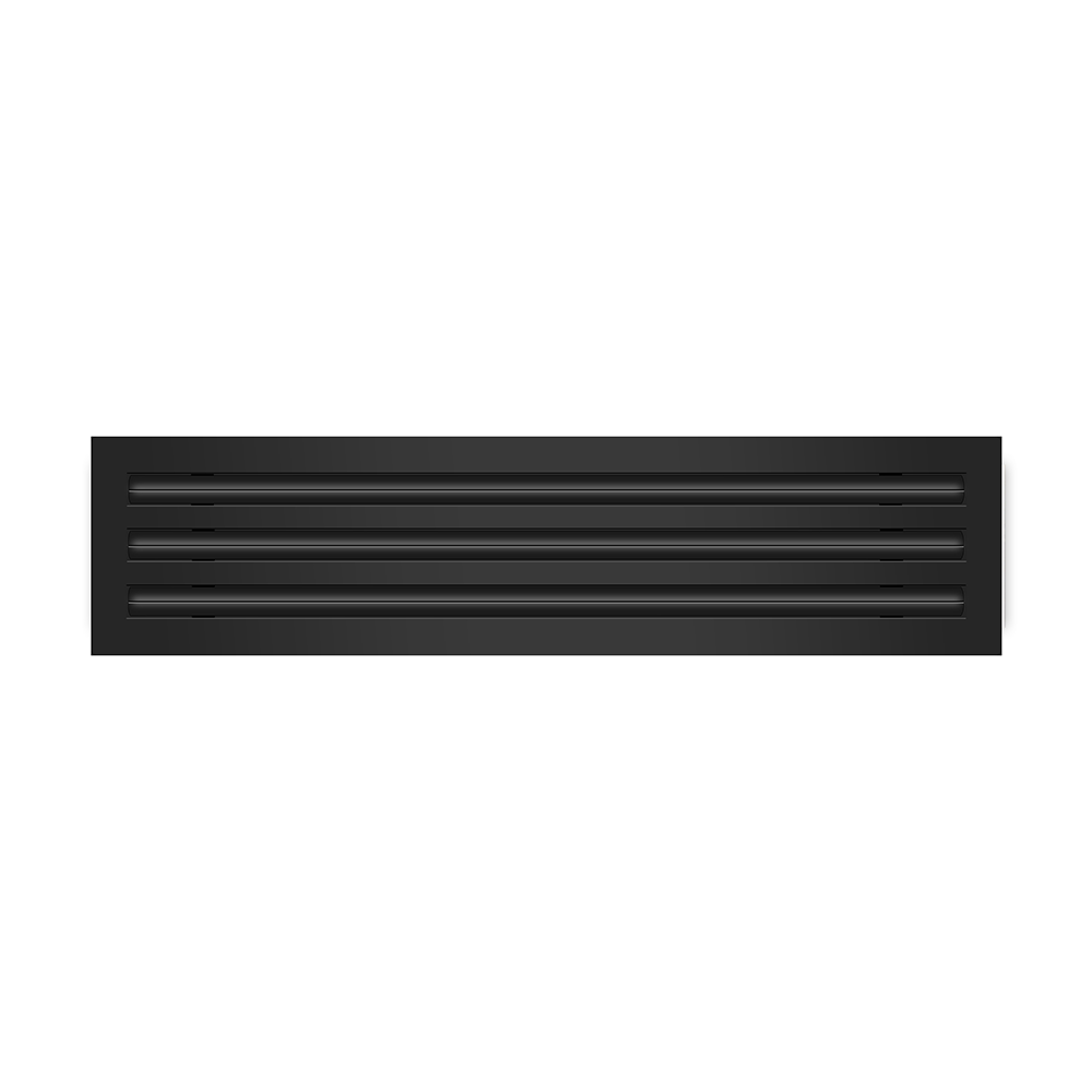 3 Slot - Triple Slot - Linear Slot Diffusers - Black
