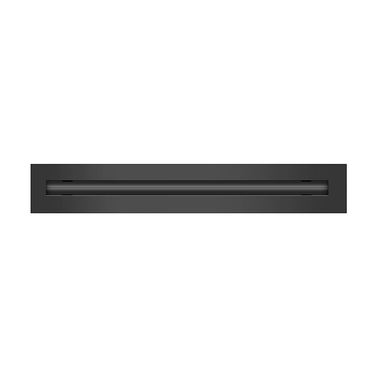 BUILDMART - 18" Linear Slot Diffuser - 1 Slot - Single Slot - Black De