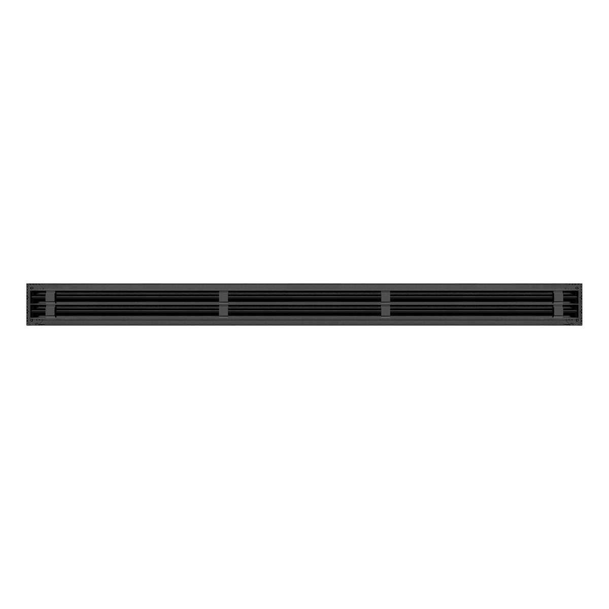 BUILDMART - 48" Linear Slot Diffuser - 2 Slot - Double Slot - Black De
