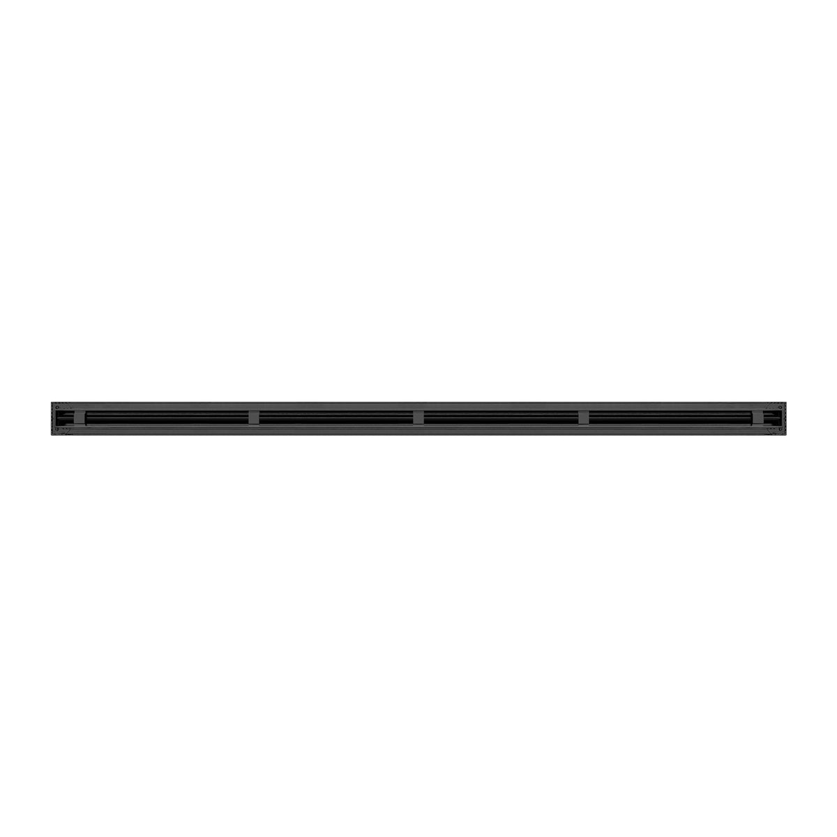 BUILDMART - 60" Linear Slot Diffuser - 1 Slot - Single Slot - Black De