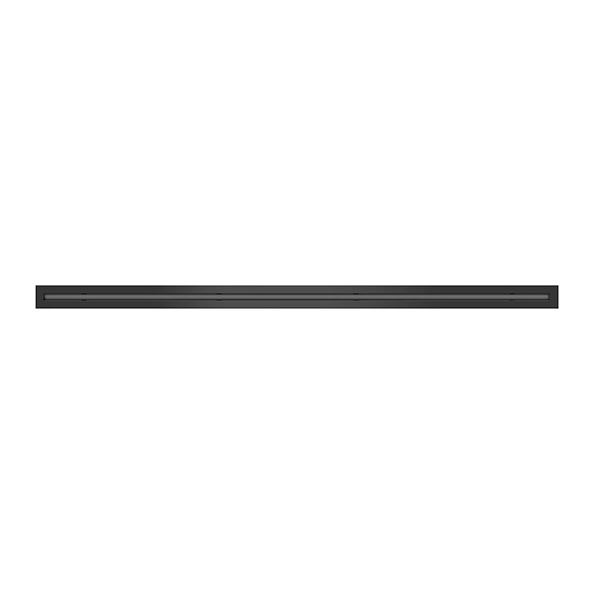 BUILDMART - 72" Linear Slot Diffuser - 1 Slot - Single Slot - Black De