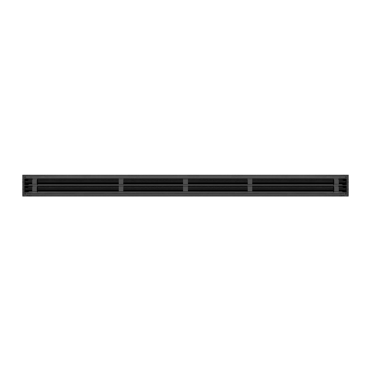 BUILDMART - 72" Linear Slot Diffuser - 2 Slot - Double Slot - Black De