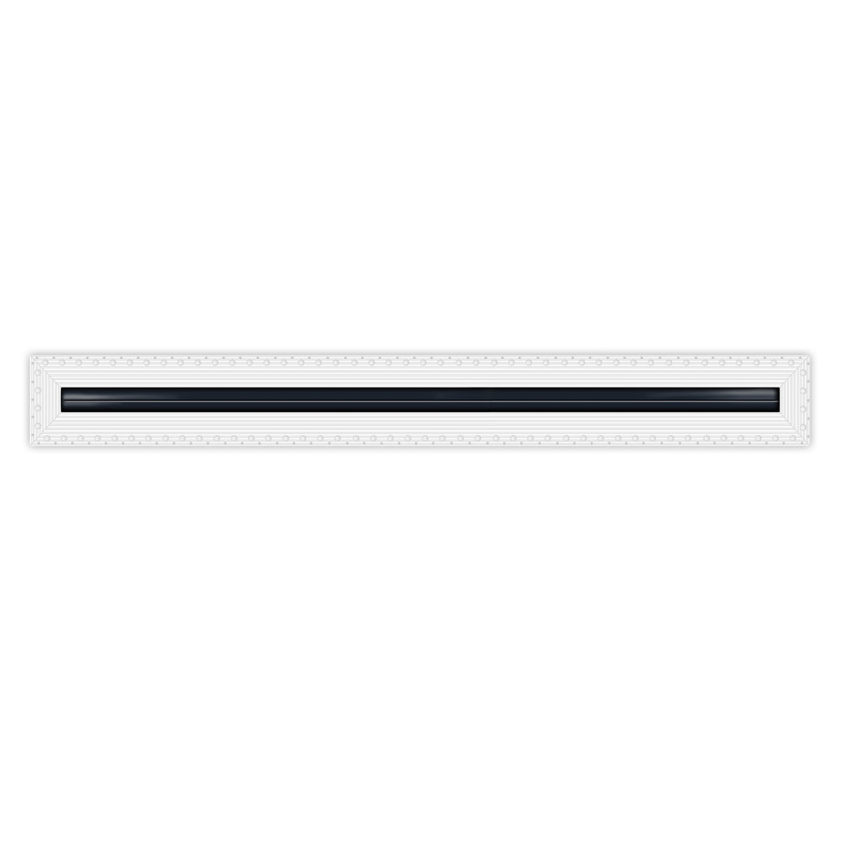 BUILDMART - 72" MUD-IN Linear Slot Diffuser - 1 Slot - Air Vent Cover